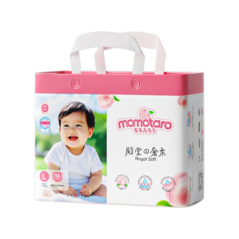 Momotaro Peach Senes Baby Pull-up Pants - Energy Baby Care